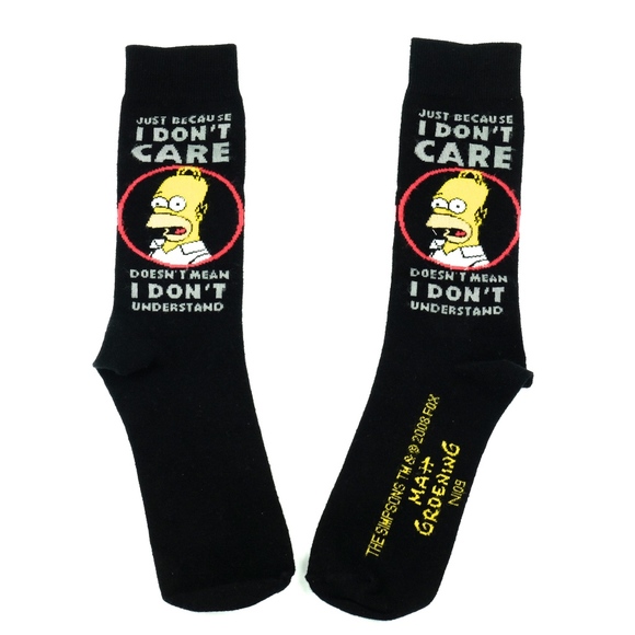 Underwear & Socks | Homer Simpson Mens 912 Socks Rare | Poshmark